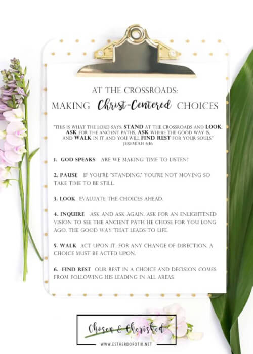 At The Crossroads - Making Christ-Centered Choices With Free Workbook ...