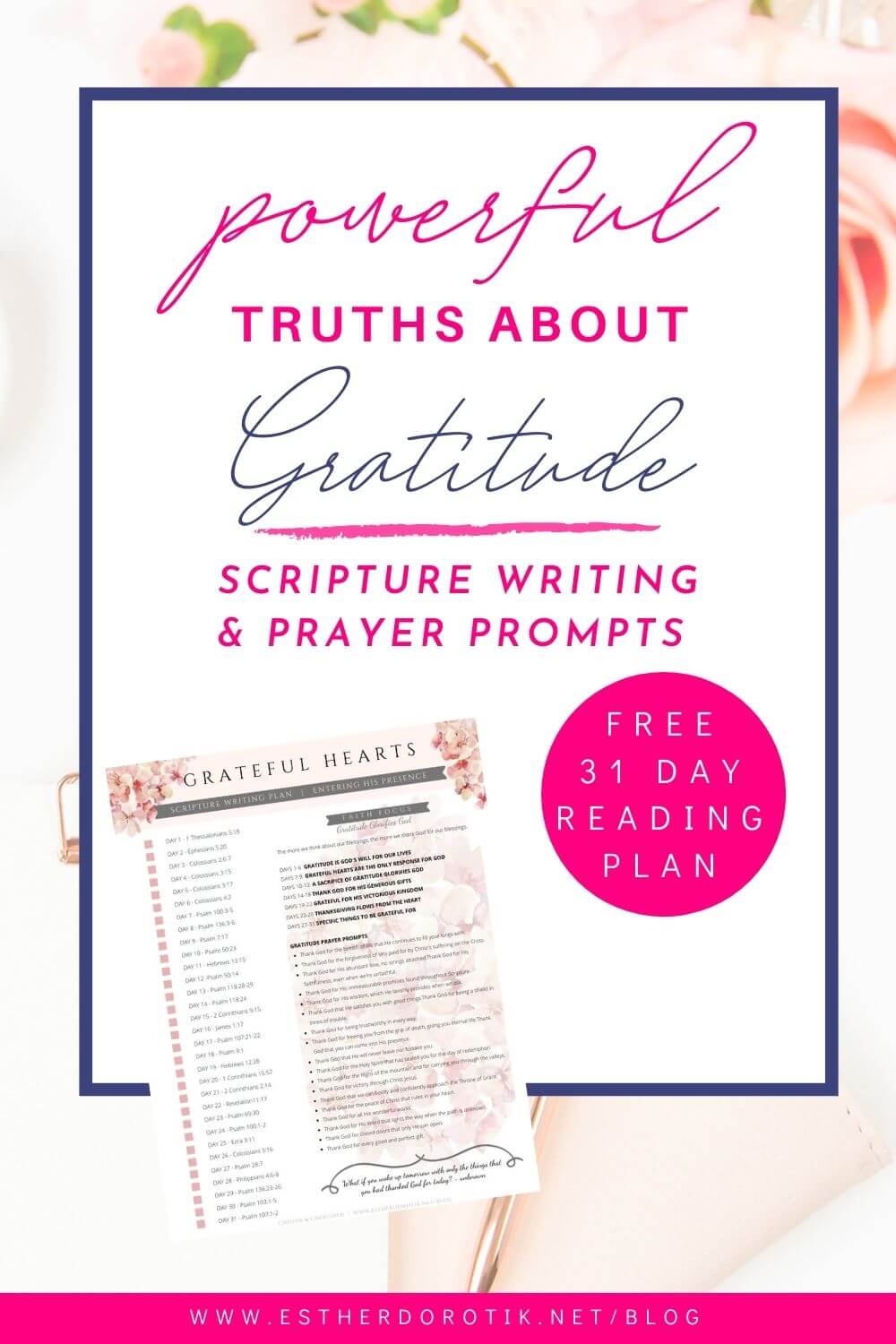 Best Bible Verses On Gratitude | Thanksgiving Scripture Writing Plan ...